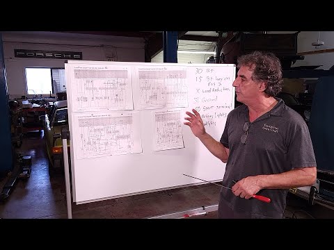 Episode 1 - How to Read Vintage Porsche Current Flow Wiring Diagram ...