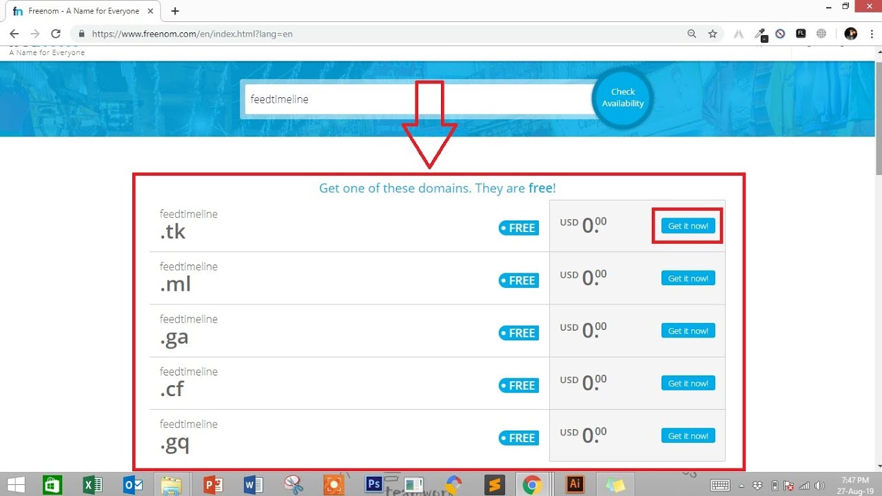 How To Get Custom Free Domain for Your Web Hosting (0$ Domain) - YouTube