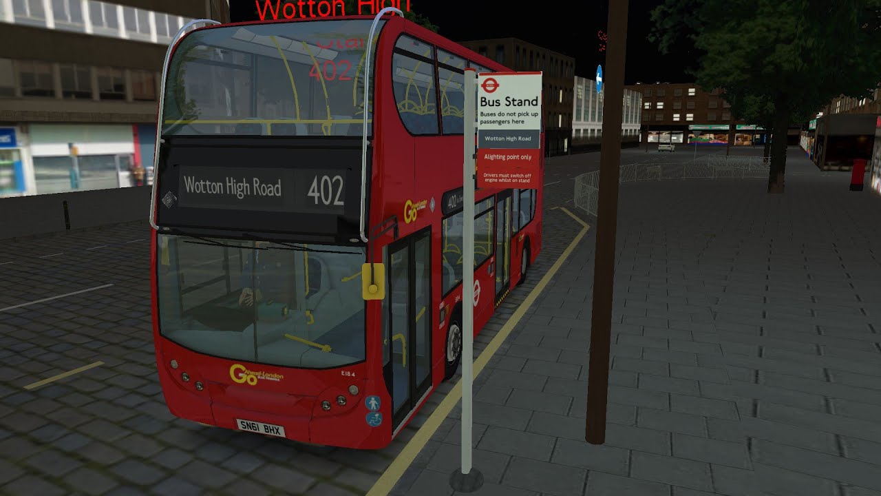 OMSI 2: Route 402 - Apsley Station to Wotton High Road, Map - Bowdenham ...