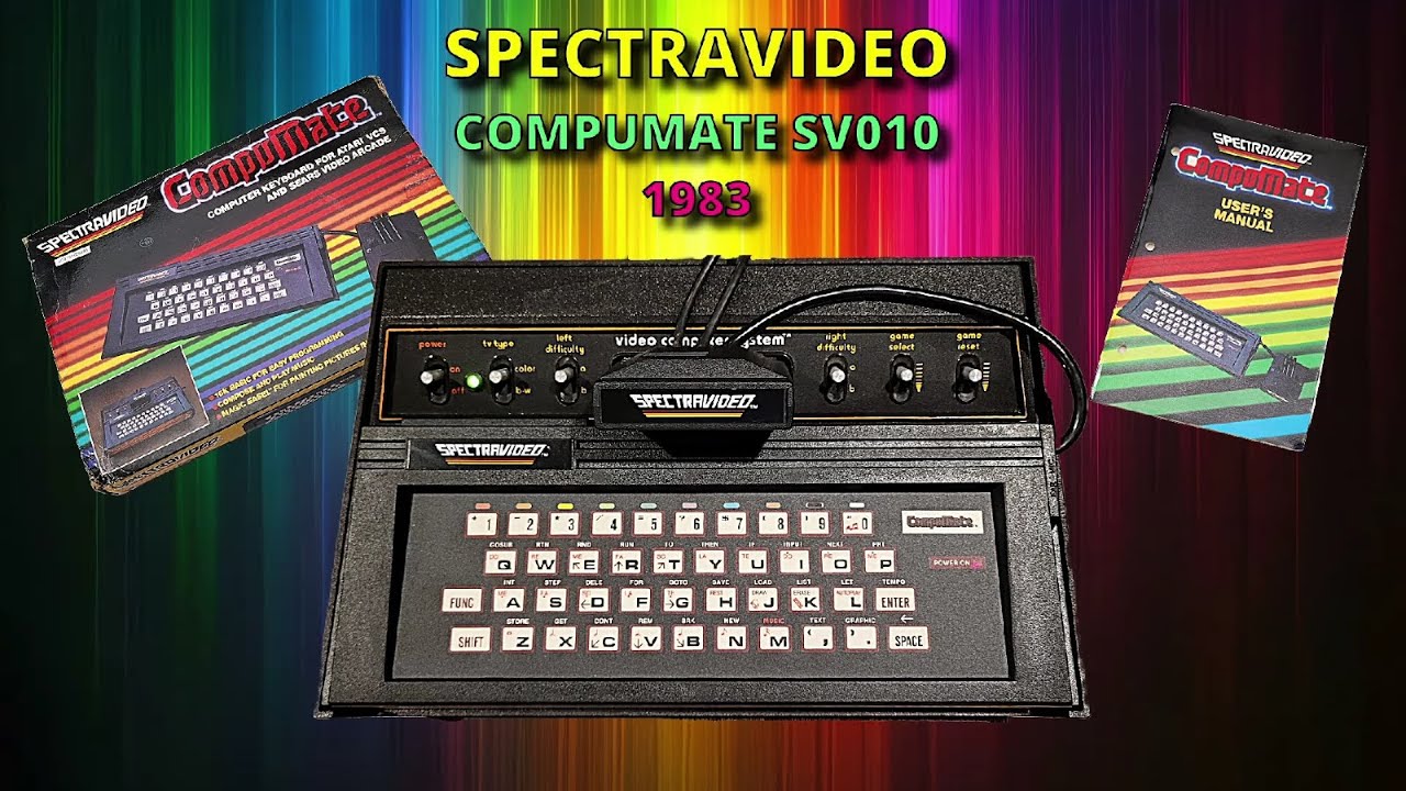 Turning an Atari 2600 into a Computer | 1983 SpectraVideo Compumate ...