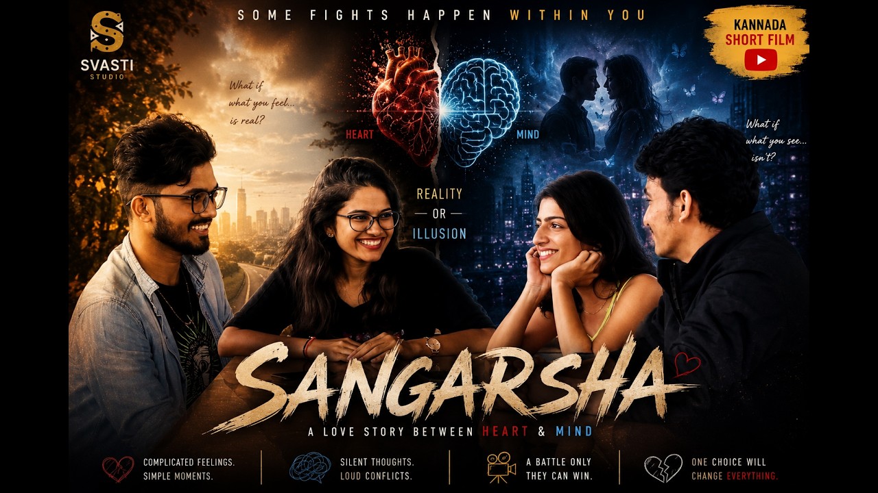 Sangarsha kannada Short film Official Trailer Svasti Studio2023 ...