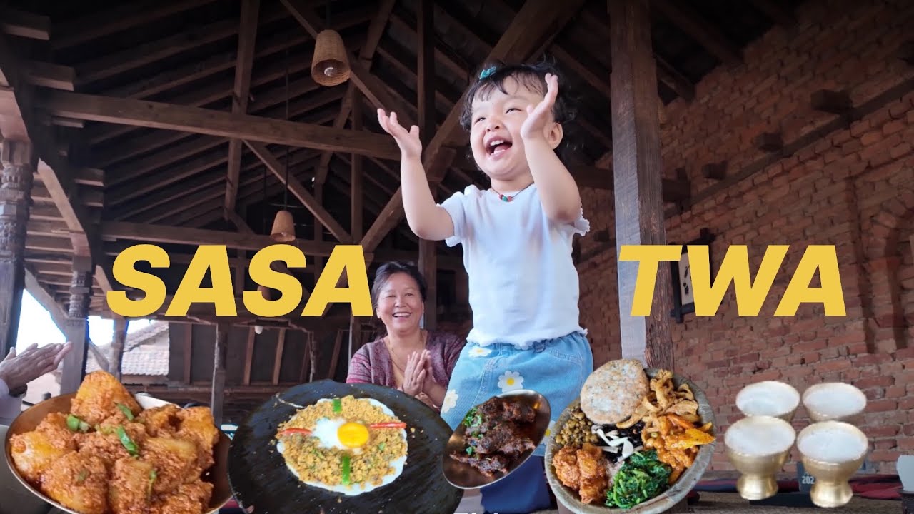 SASA TWA | 𑑕𑑕 𑑖𑑘 - Authentic Newari Food | kritipur | Uk Nepali Vlog ...