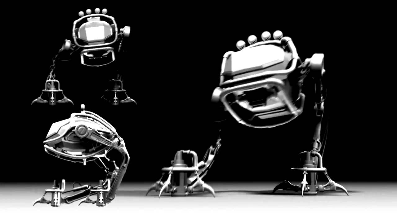 Mech Walk Cycle - YouTube