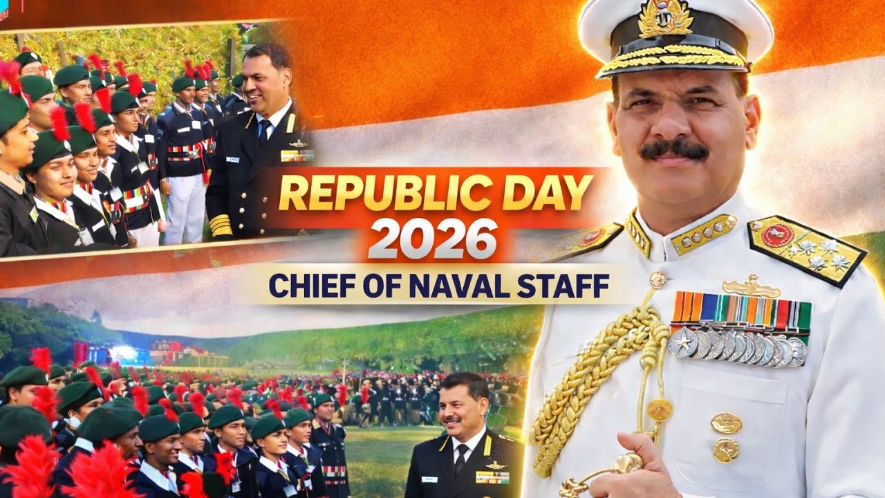 CHIEF OF NAVAL STAFF VISIT RDC 2026 DELHI PARADE VIDEO । REPUBLIC DAY ...