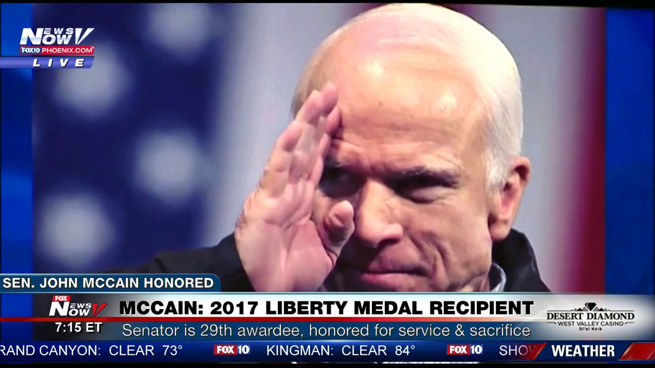 WATCH: Peers Honor the Life of Sen. John McCain at Liberty Medal ...