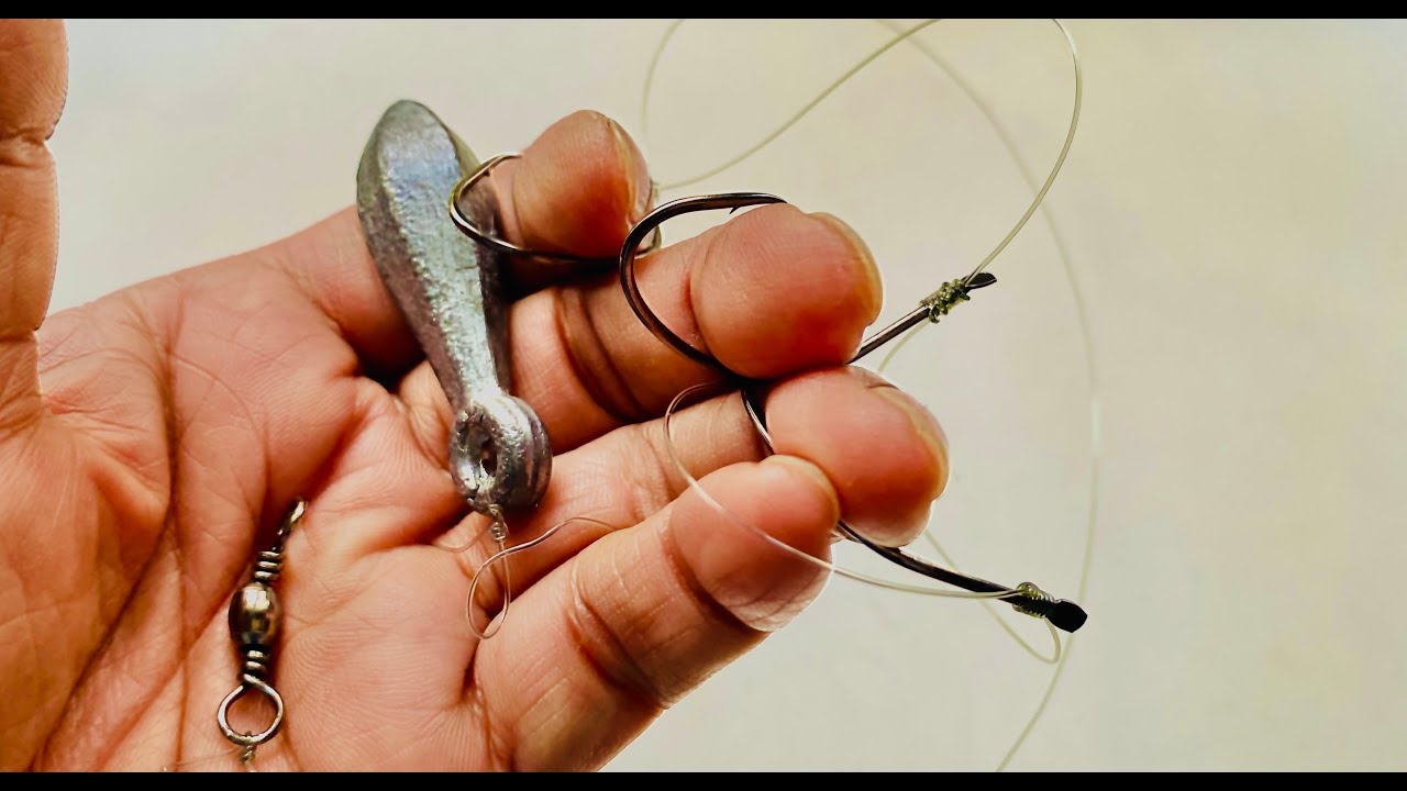 Four ways to setup multiple hooks fishing rig - تركيب خطافات متعددة ...
