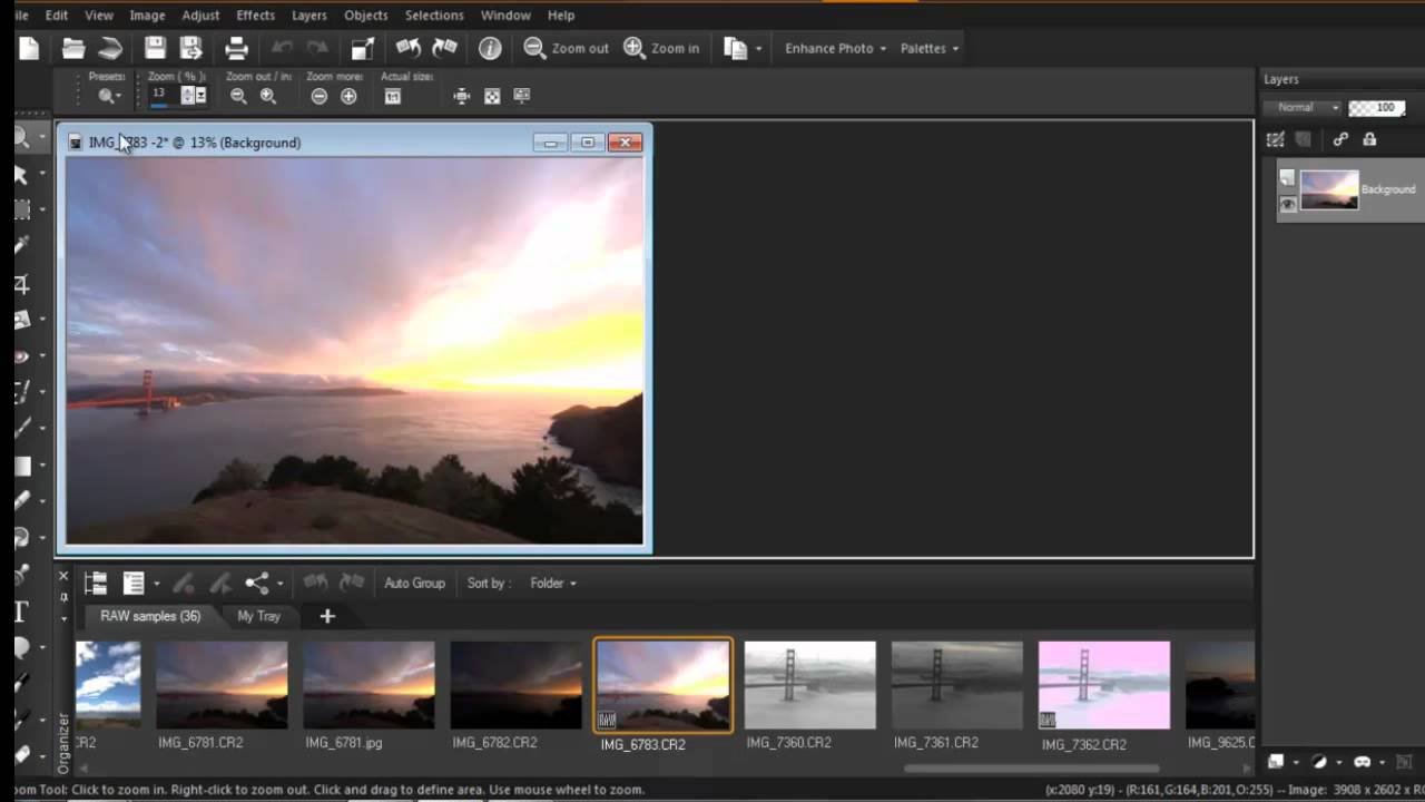Using the Camera RAW Lab in Corel PaintShop Pro X4 - YouTube