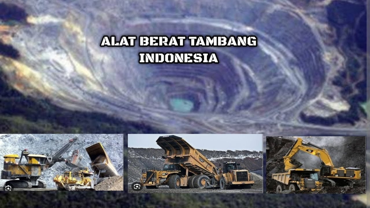 🇮🇩berbagai jenis alat berat di tambang open pit#excavator #caterpillar ...
