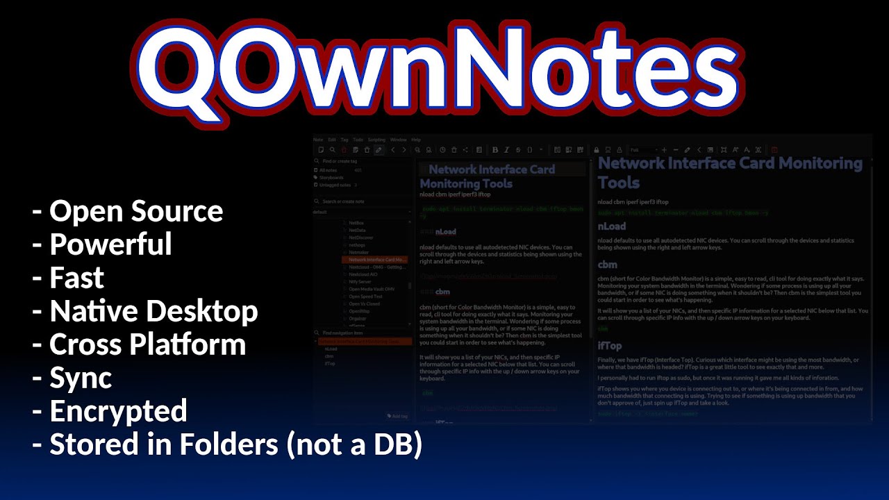 Qownnotes Open Source Self Hosted Powerful Efficient Note Taking
