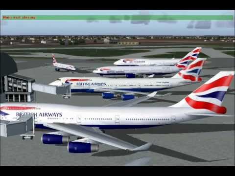 British Airways Flight 179 747-400 LHR-JFK (FS2004) - YouTube