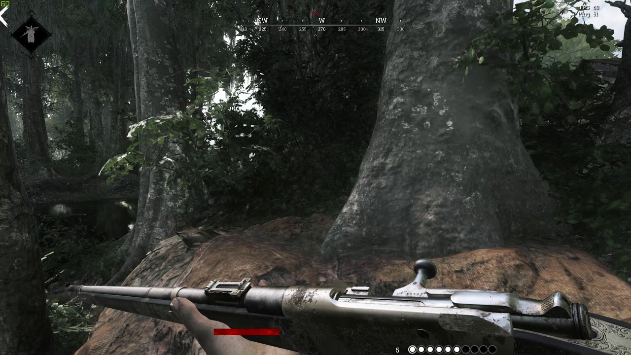 Hunt Showdown snipe through trees - YouTube