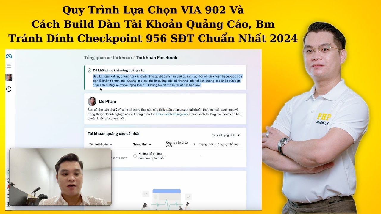 Quy Trình Lựa Chọn VIA 902 Và Cách Build Dàn Tài Khoản Quảng Cáo, Bm Tránh Dính Checkpoint 956 ...