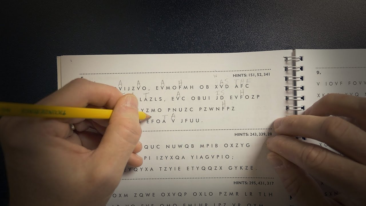 Solving Cryptograms 1 ASMR YouTube solving-cryptograms-1-asmr-youtube