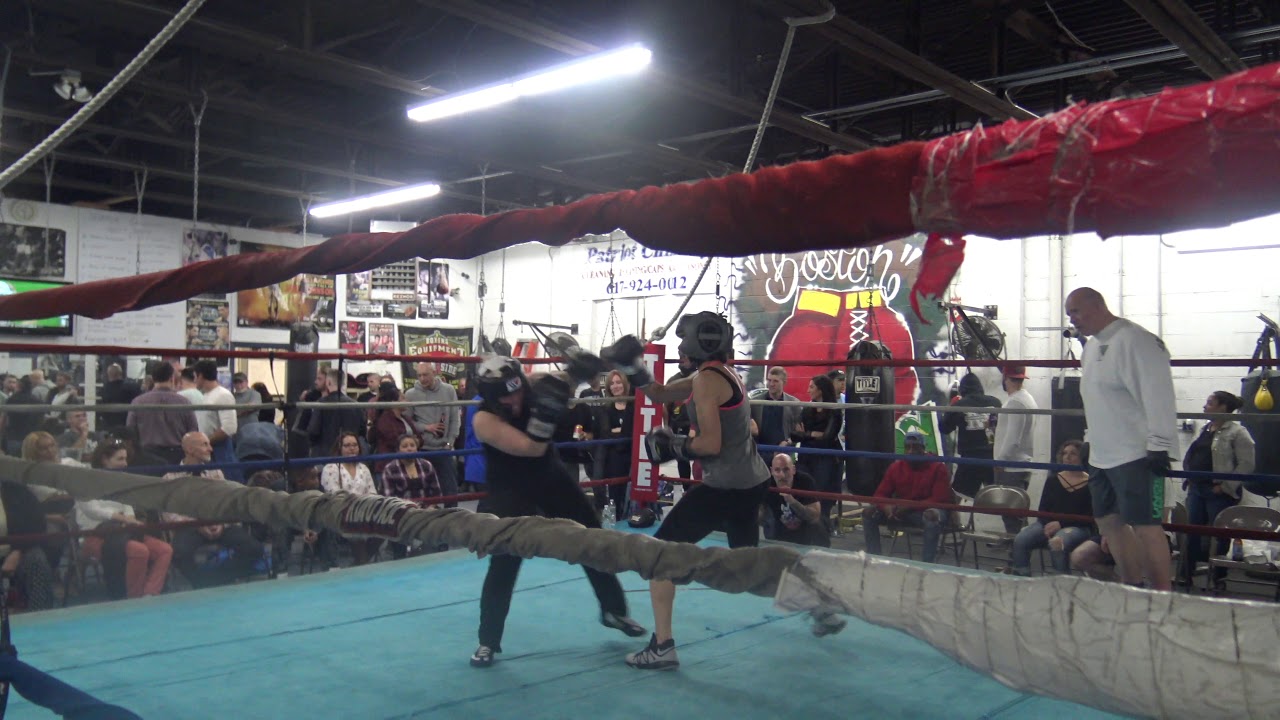 Boston Boxing Fight Night Nov 4 2017 Sammy v Allie - YouTube