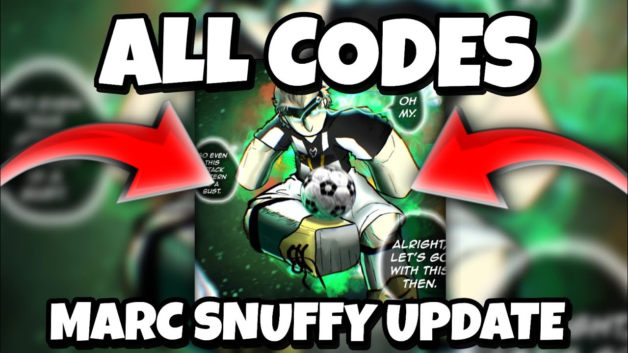 ALL MARC SNUFFY UPDATE CODES FOR PROJECT BLUE LOCK! ROBLOX PROJECT BLUE ...
