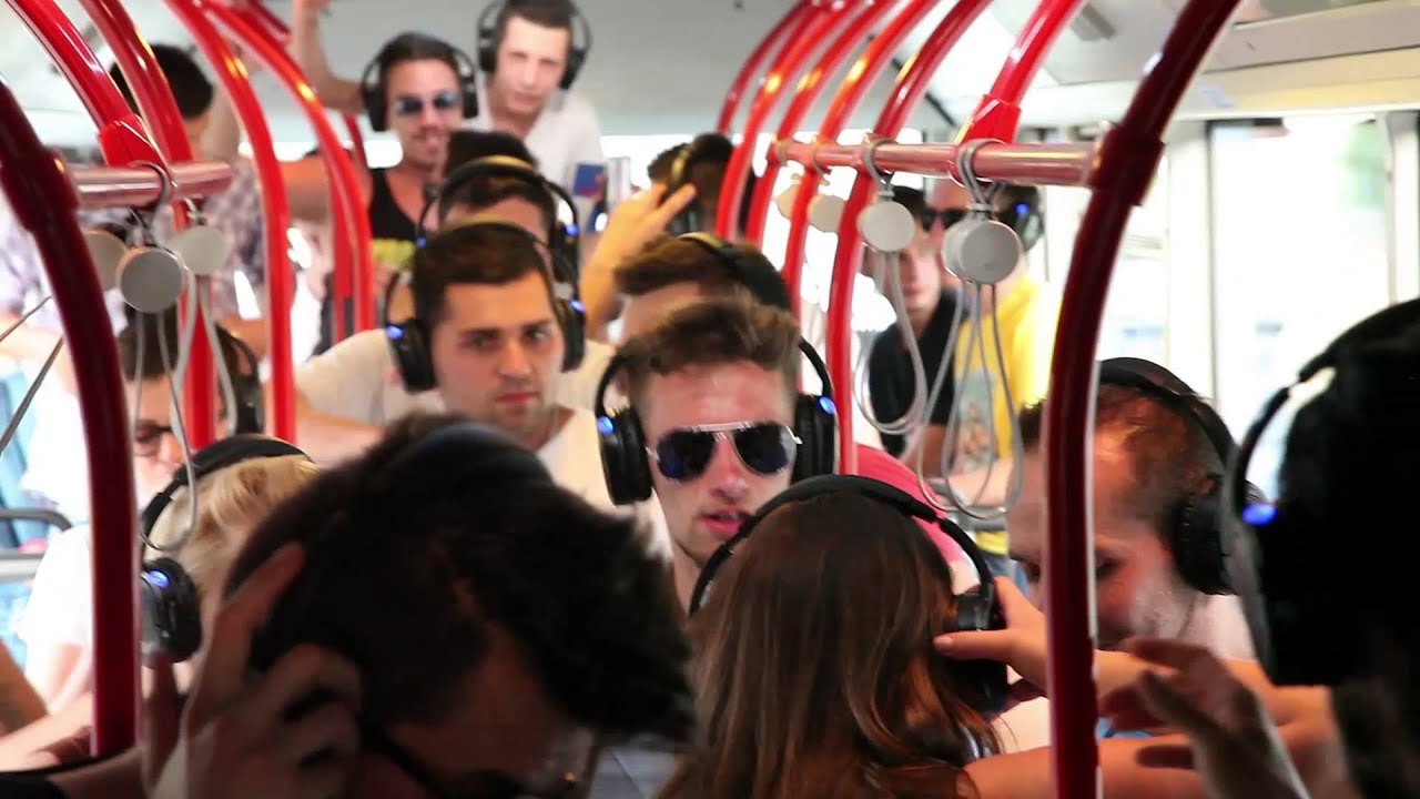 RED BULL SILENT BUS PARTY Tuzla - YouTube