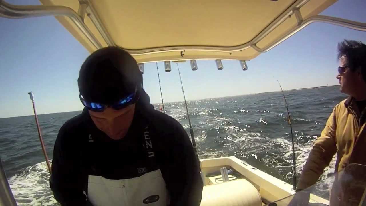 Mark Finelli Fishing Barnegat Inlet April 7, 2012 - YouTube