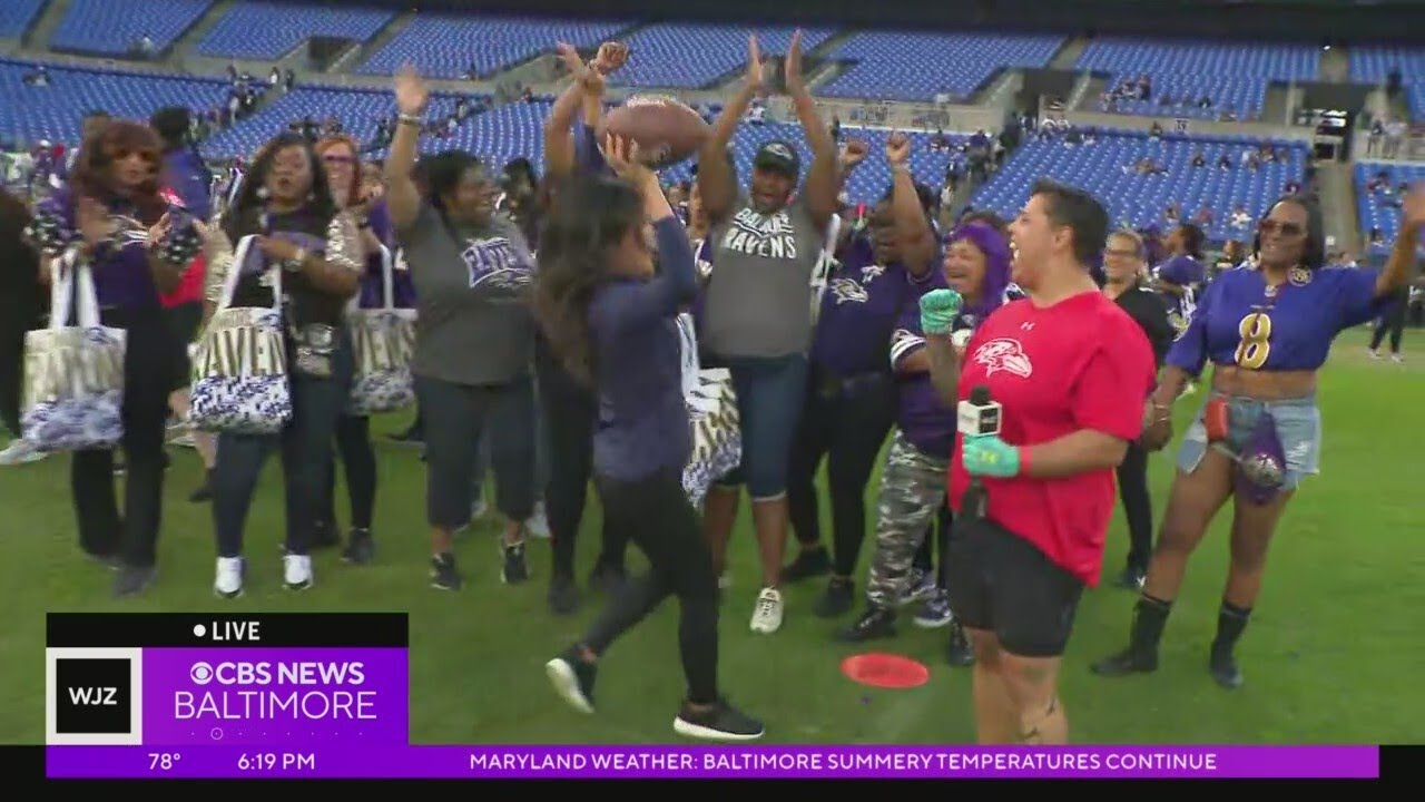 Women gather for night of football and Baltimore Ravens for 'A Purple ...