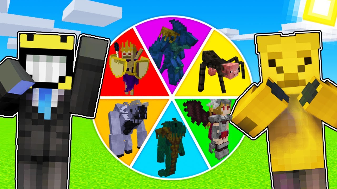 Roulette Wheel Of OP Creatures! (Minecraft Mob Battle) - YouTube