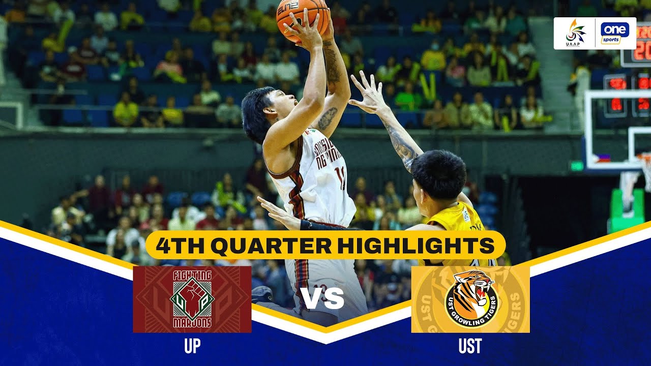 UP vs. UST | 4TH QUARTER HIGHLIGHTS | UAAP SEASON 88 MEN’S BASKETBALL ...