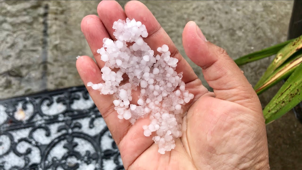 CRAZY RARE HAIL STORM in STOCKTON CALIFORNIA 05.19.19 ...