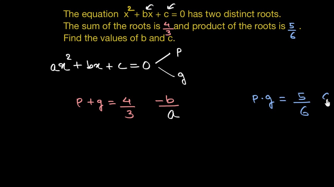 Finding Polynomial Whose Sum And Product Of Roots Is Given Polynomial