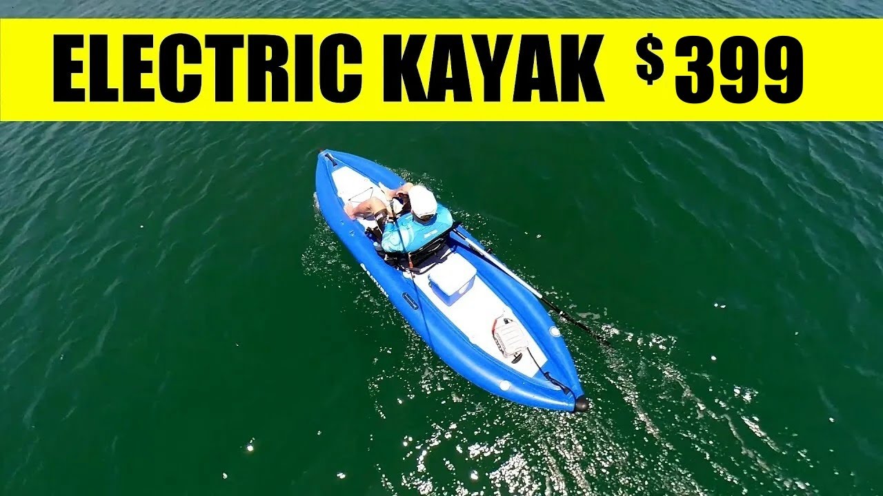 Saturn Inflatable Kayak IK365 | Set Up With Electric Fin Motor | 12 ...