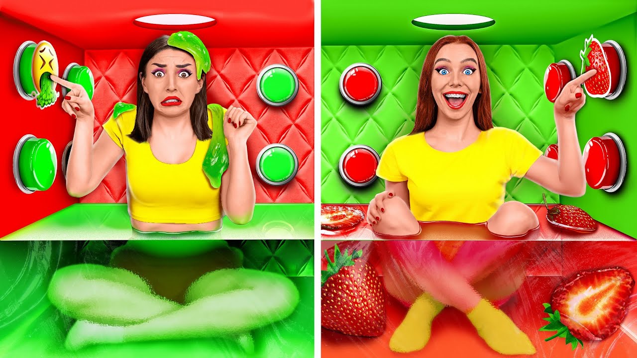 1000顆神秘按鈕挑戰 只有1顆讓你逃脫 | 瘋狂挑戰 TeenDO Challenge - YouTube