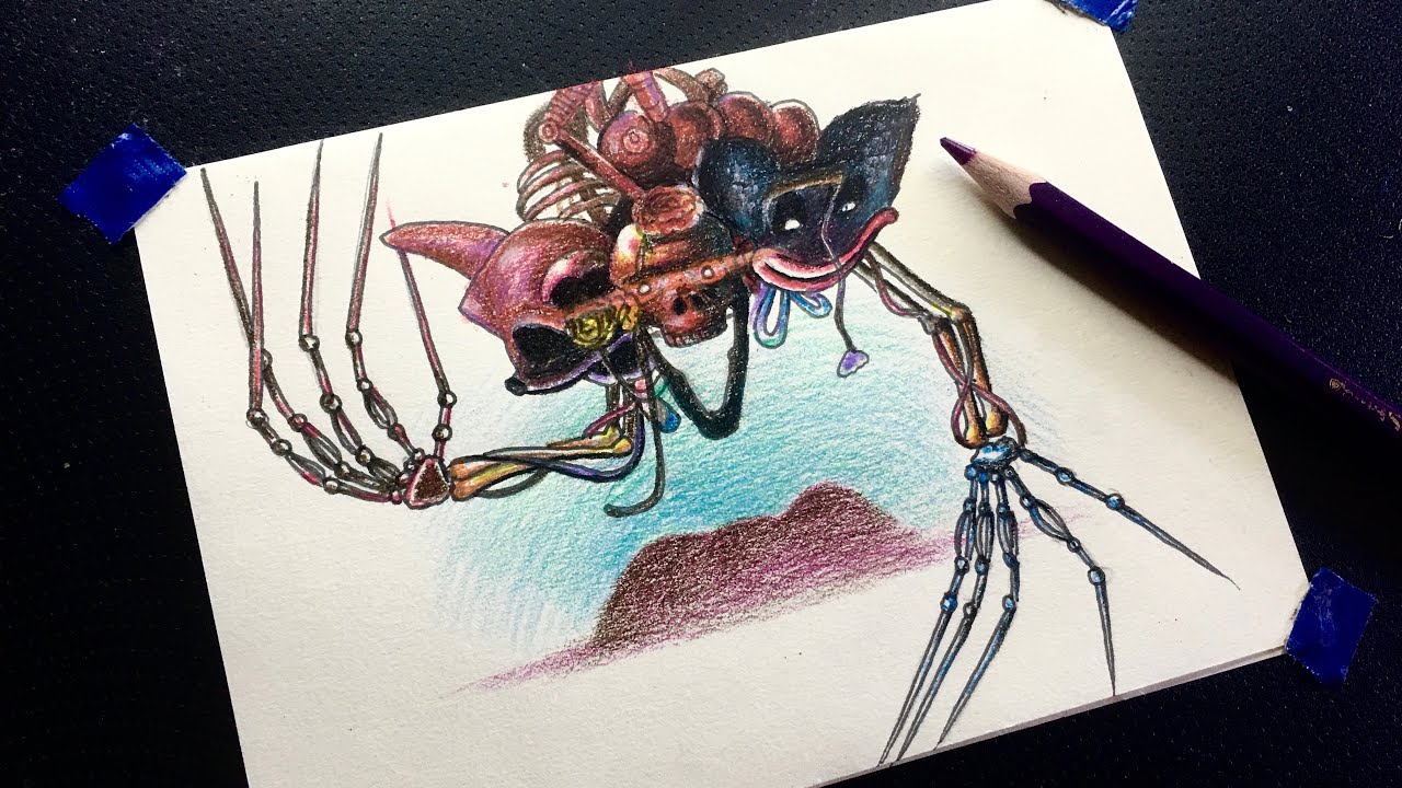 Drawing prototype | poppy playtime chapter 4 - YouTube