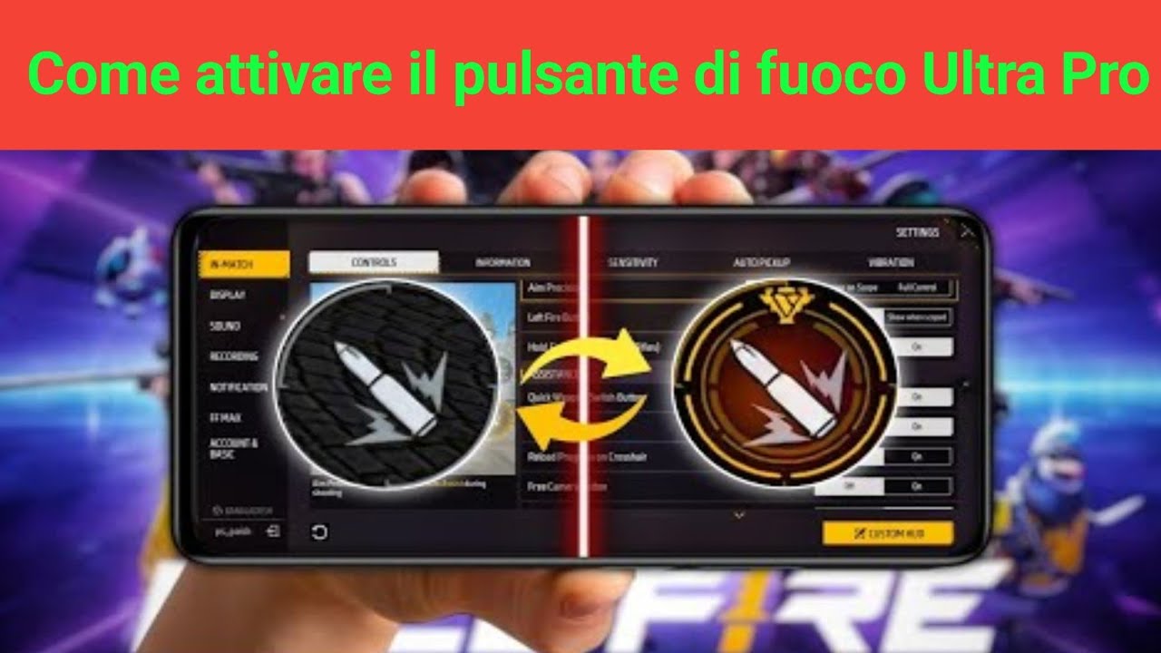 Come cambiare il colore del pulsante di fuoco in Free Fire ll Come ...