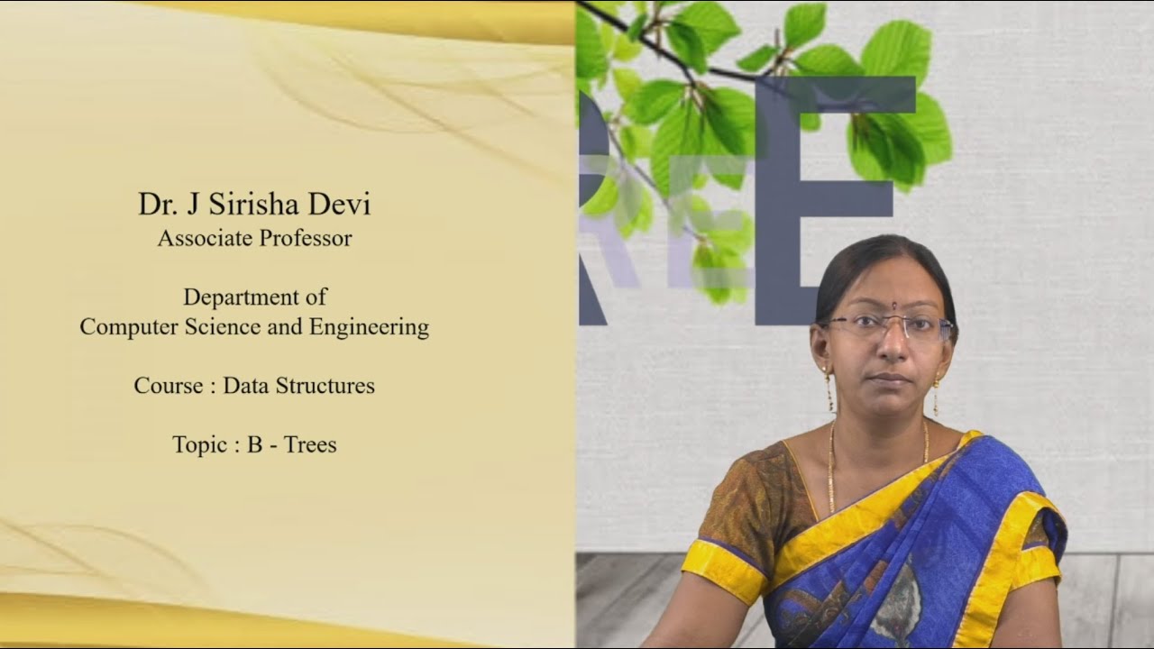 B-tree – insertion and deletion operations by Dr.J Sirisha Devi - YouTube