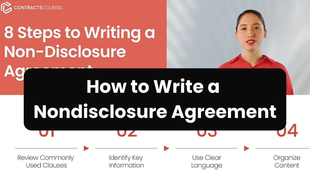 How to Write a Non-Disclosure Agreement [Lawyer Templates Available ...