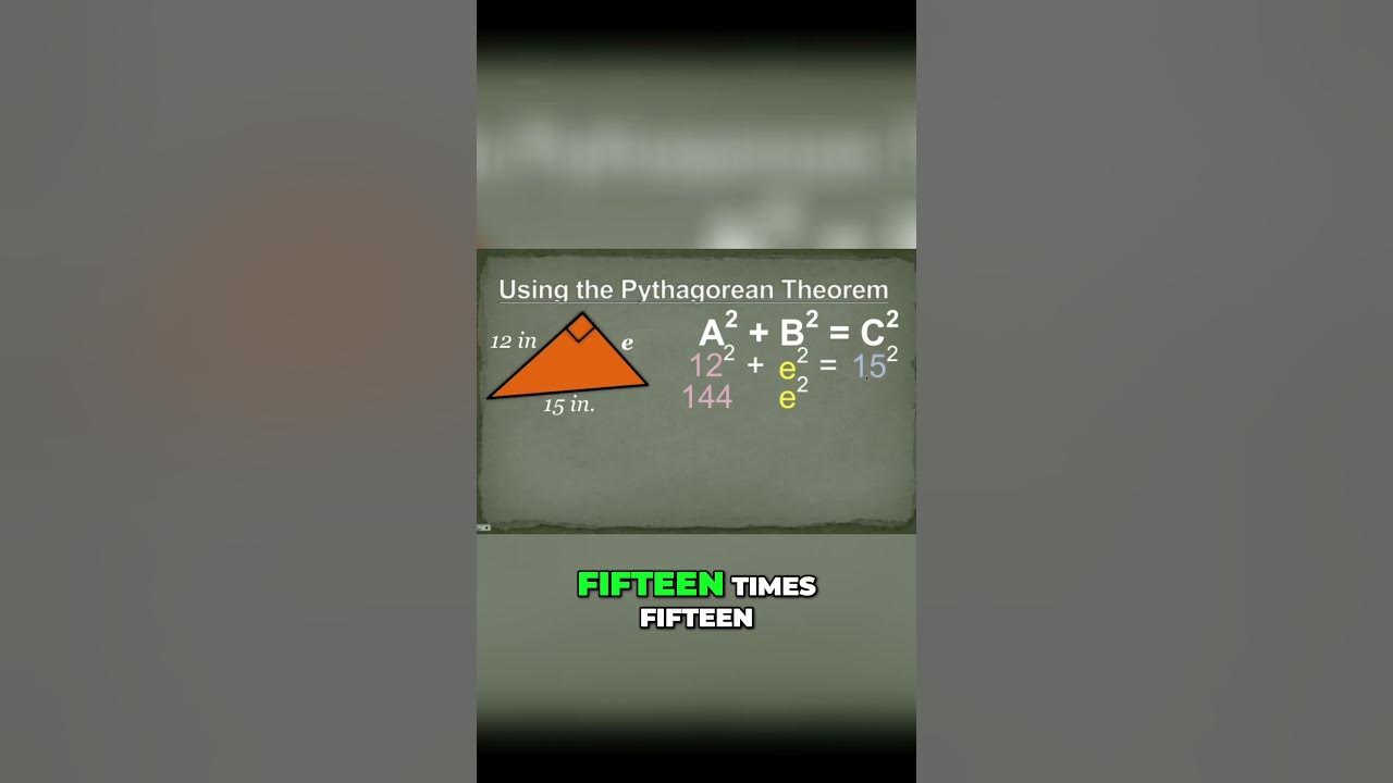 The Pythagorean Theorem - Step by Step Tutorial for Beginners - YouTube