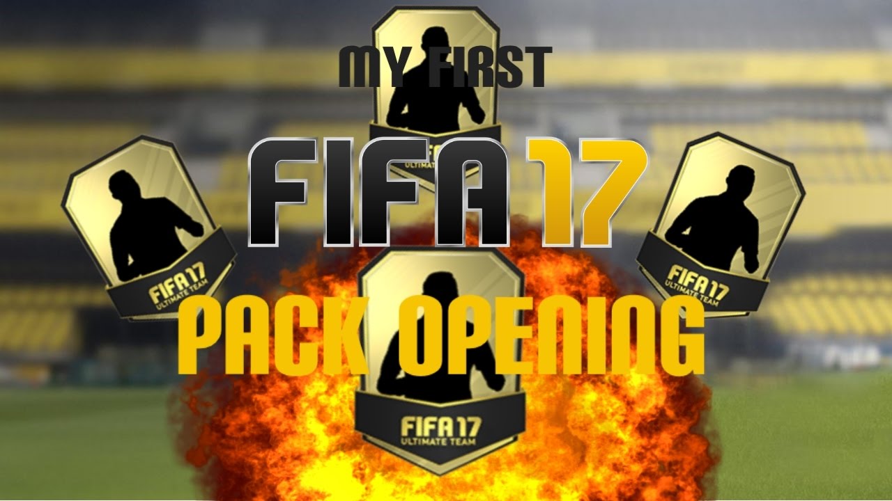 MY FIRST FIFA 17 PACK OPENING!! - YouTube