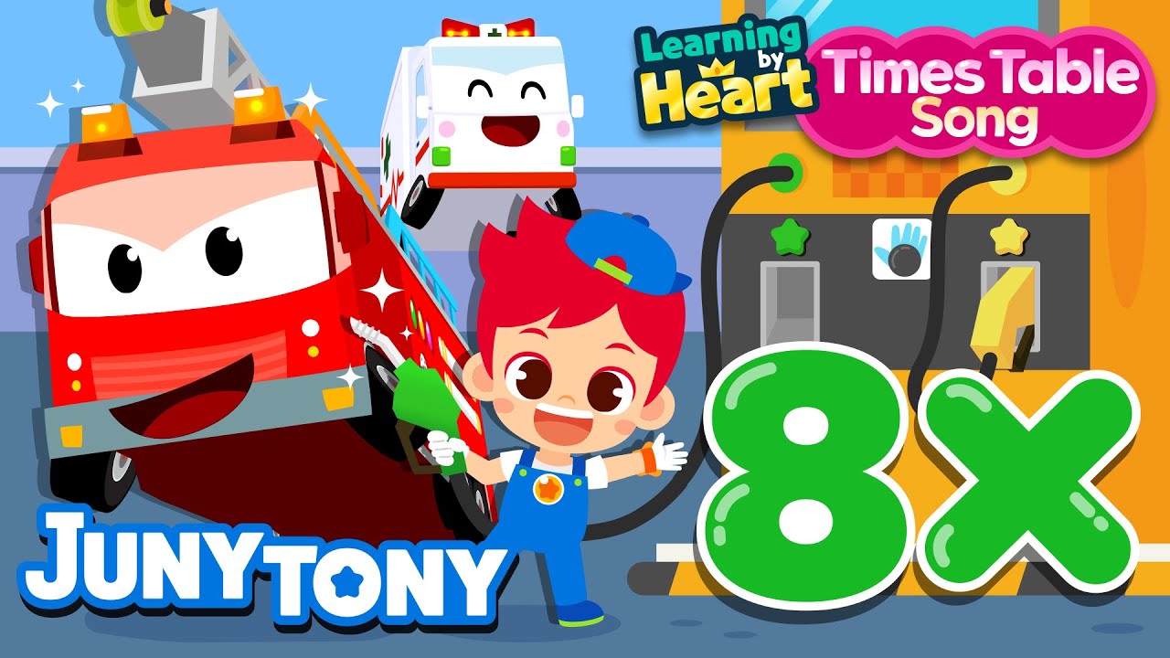 8 Times Table Song Multiply By 8 School Songs Multiplication