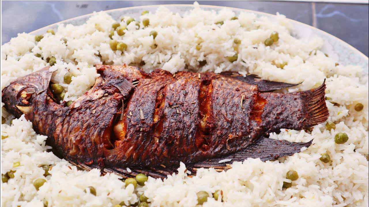 KUKAANGA SAMAKI WA VIUNGO NA WALI WA NJEGERE/ MLO KAMILI/ JINSI ...