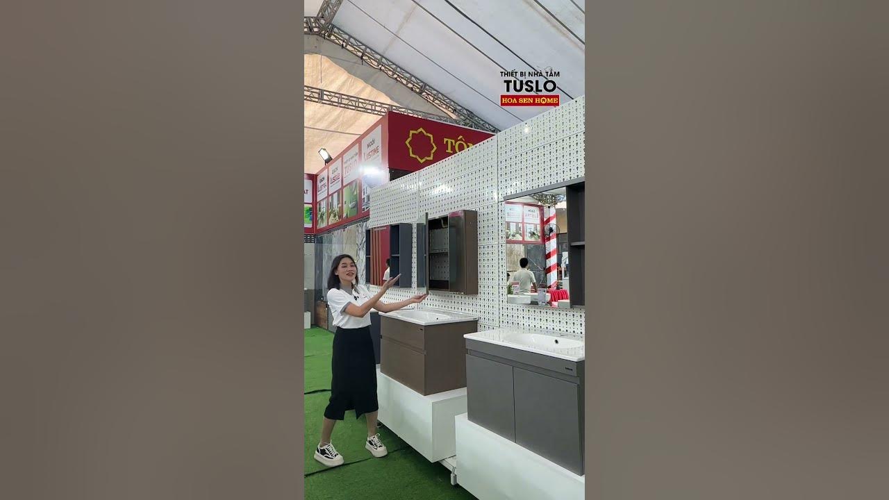 Lần Đầu Tiên Đưa Thiết Bị Vệ Sinh Tuslo Luxury Đến Tại Gian Hàng Hoa Sen Home Tỉnh Hà Nam - YouTube