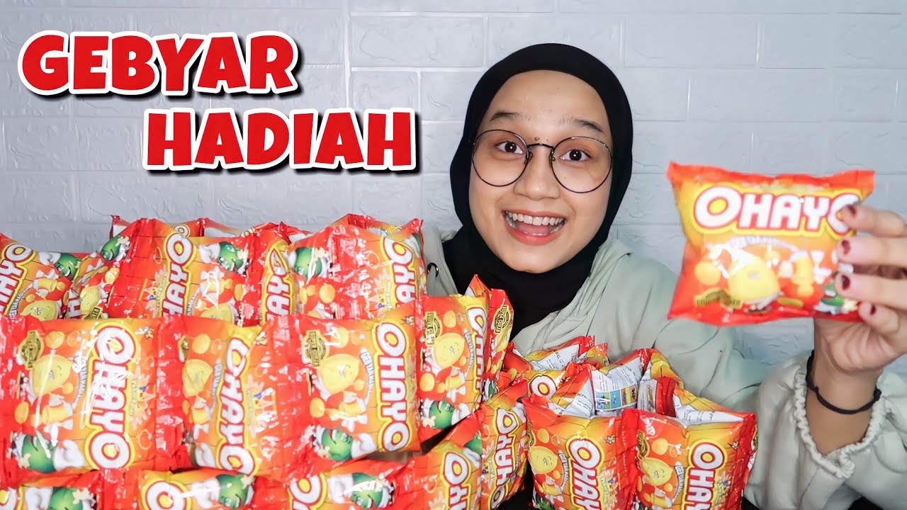 GEBYAR HADIAH!! UNBOXING 40 BUNGKUS CIKI OHAYO.. - YouTube