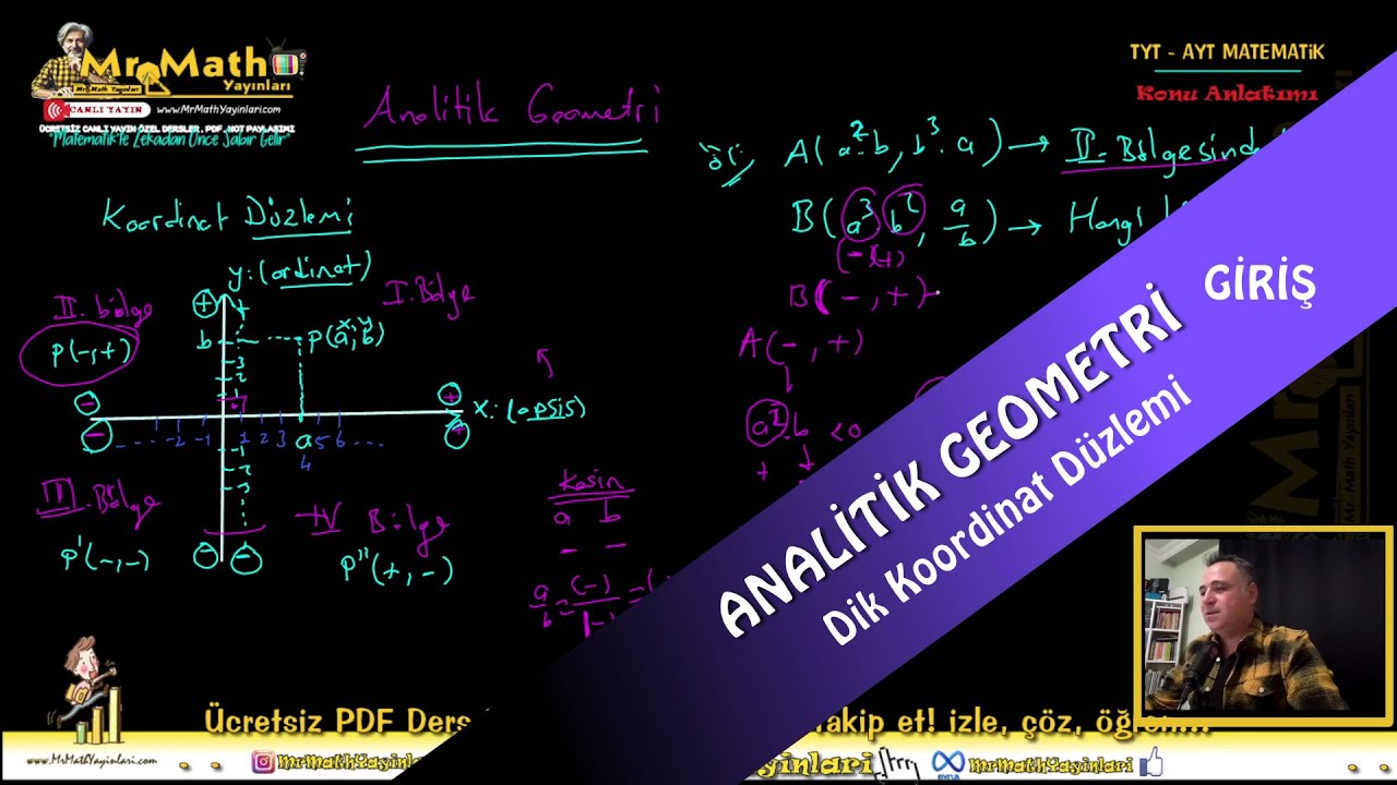 Analitik Geometri Giriş Orta Nokta ve Ağırlık Merkezinin ...