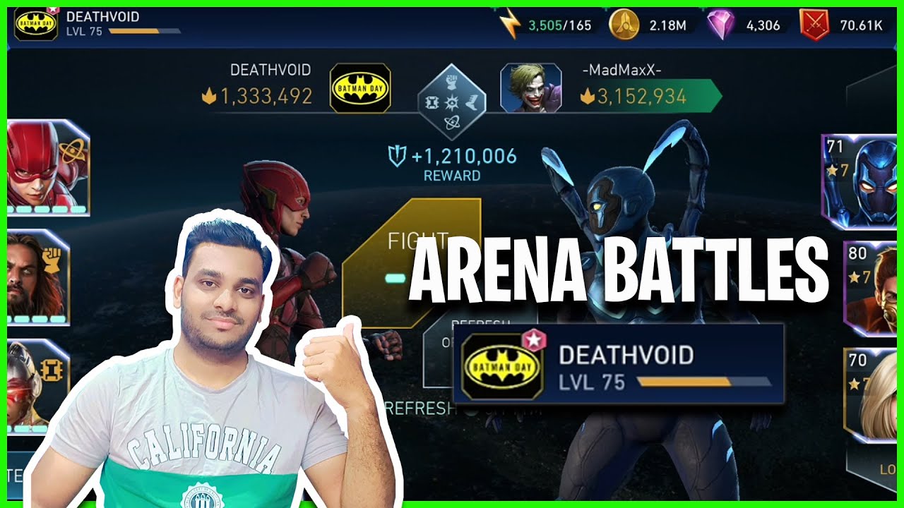 Injustice 2 Mobile | Arena Battles F2P Account | Arena Gameplay - YouTube
