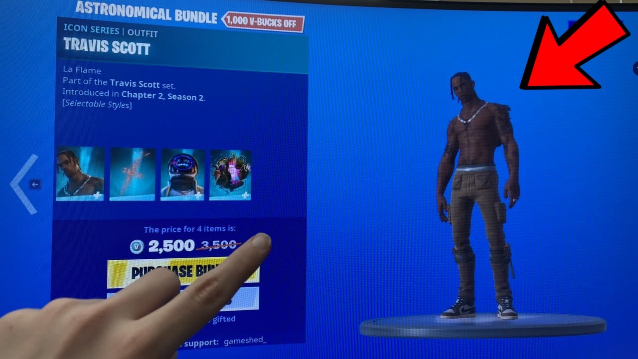 TRAVIS SCOTT SKIN CONFIRMED Return Release Date In Fortnite Item Shop ...