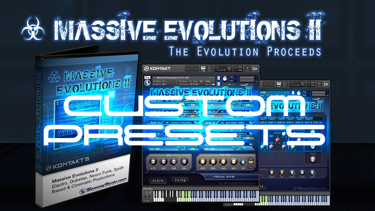 ☣ Massive Evolutions II v2.0 - Create Custom Presets with Vowel Filters for Dubstep, Complextro ...