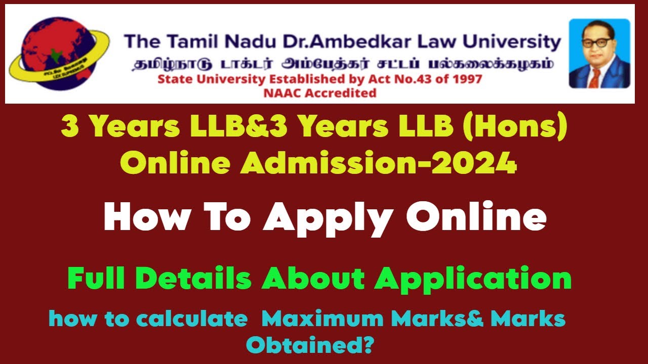 3 Years LLB & 3 yrs LLB(Hons) online admission| How to Appy for Online ...