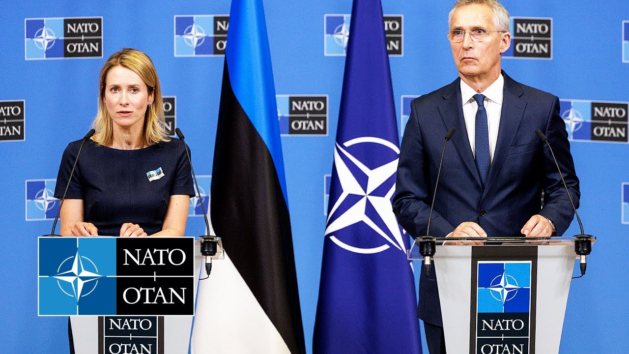 NATO Secretary General with the Prime Minister of Estonia 🇪🇪 Kaja ...