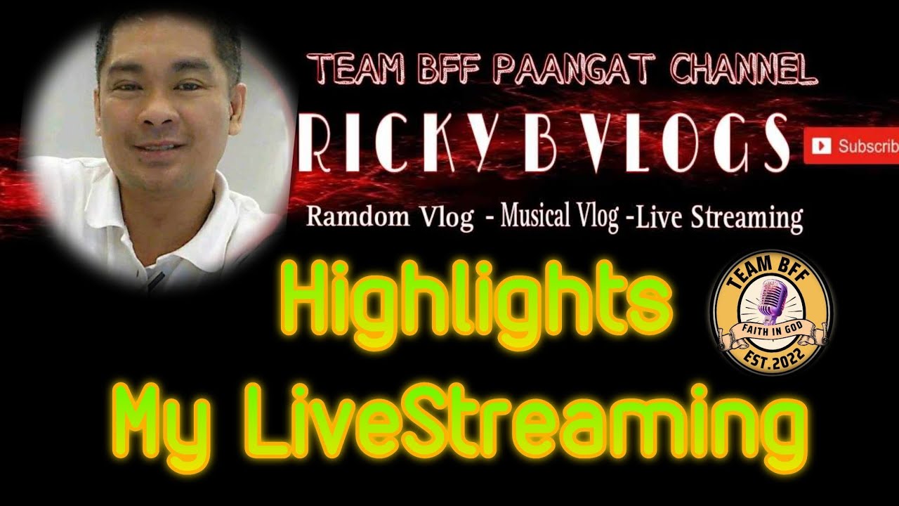 Highlight 1:34:42 - 1:39:41 from Ricky B Vlogs is live! Happy Sunday 😄 ...