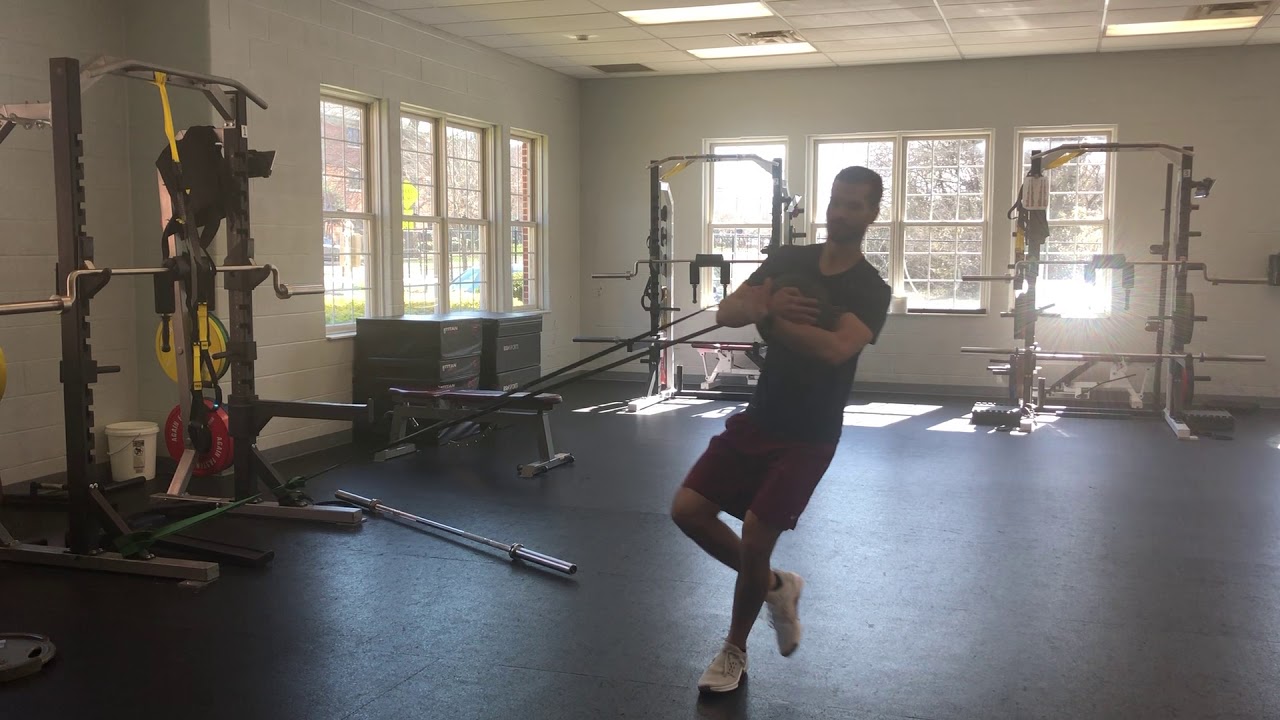 Banded Lateral Crossover Walk - YouTube