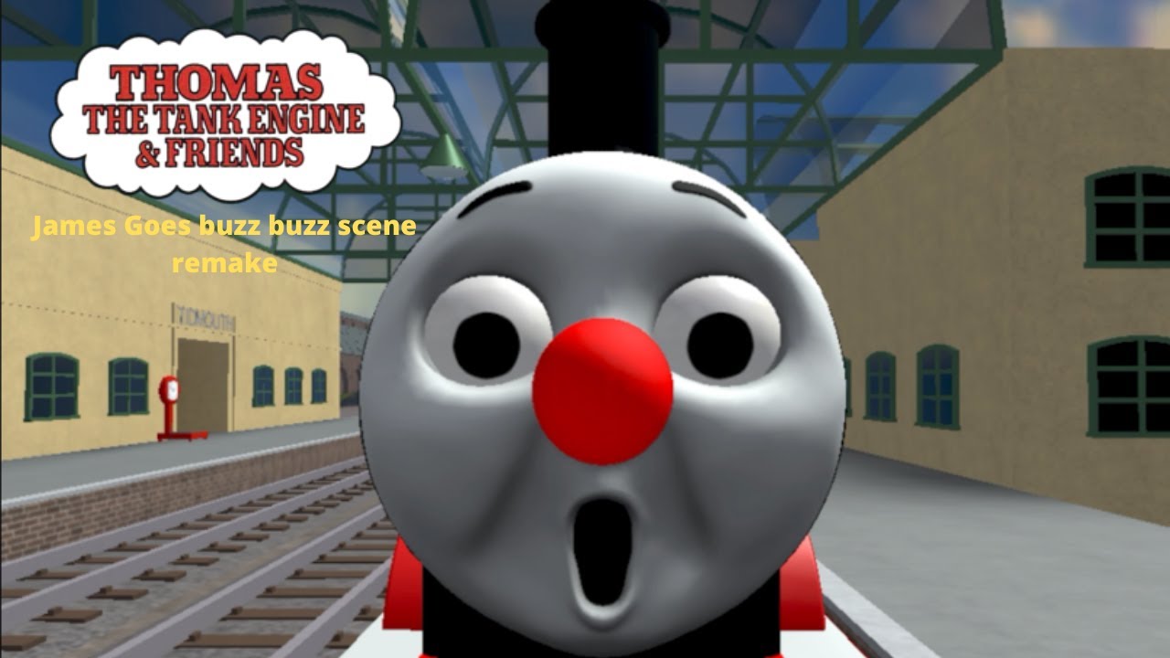 James goes buzz buzz scene remake- Take on sodor - YouTube