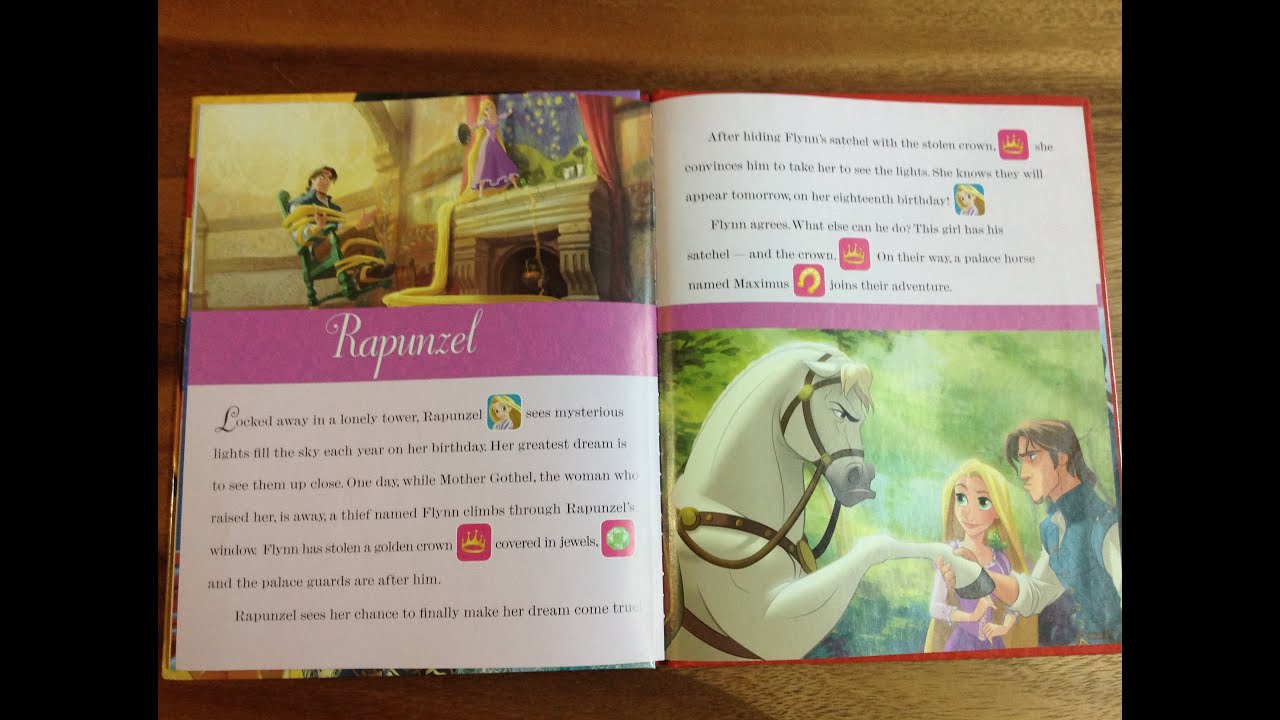 Walt Disney's Princess Stories Rapunzel Read Aloud - YouTube