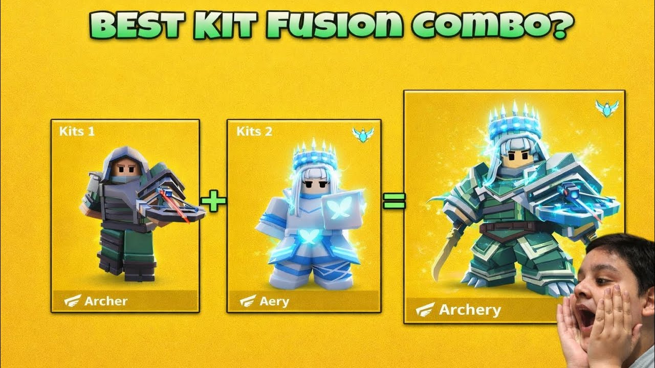 I fused Archer and Aery Kit in Bedwars #roblox - YouTube