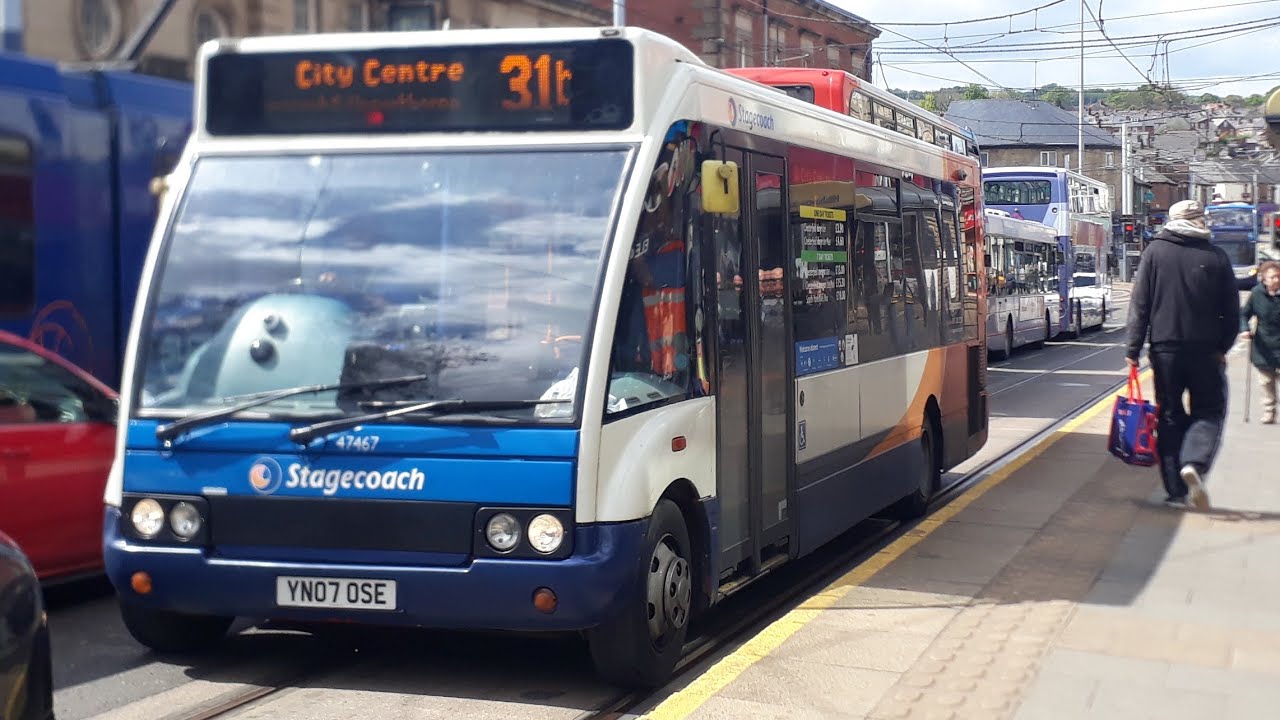 Stagecoach Sheffield 47467 Mercedes Benz Optare solo - YouTube